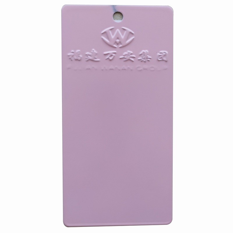 Fujian Wanan Indoor Use Pink Color Pantone 699C Smooth Surface Powder ...